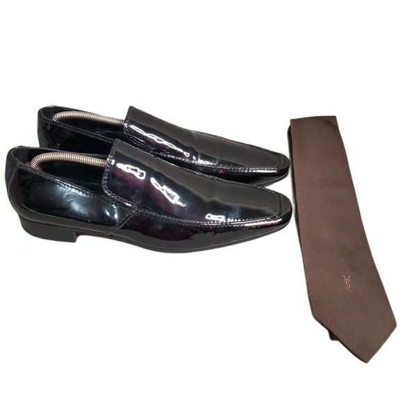 Yves Saint Laurent | Shoes | Ysl Yves Saint Laurent Sz Black Patent ...